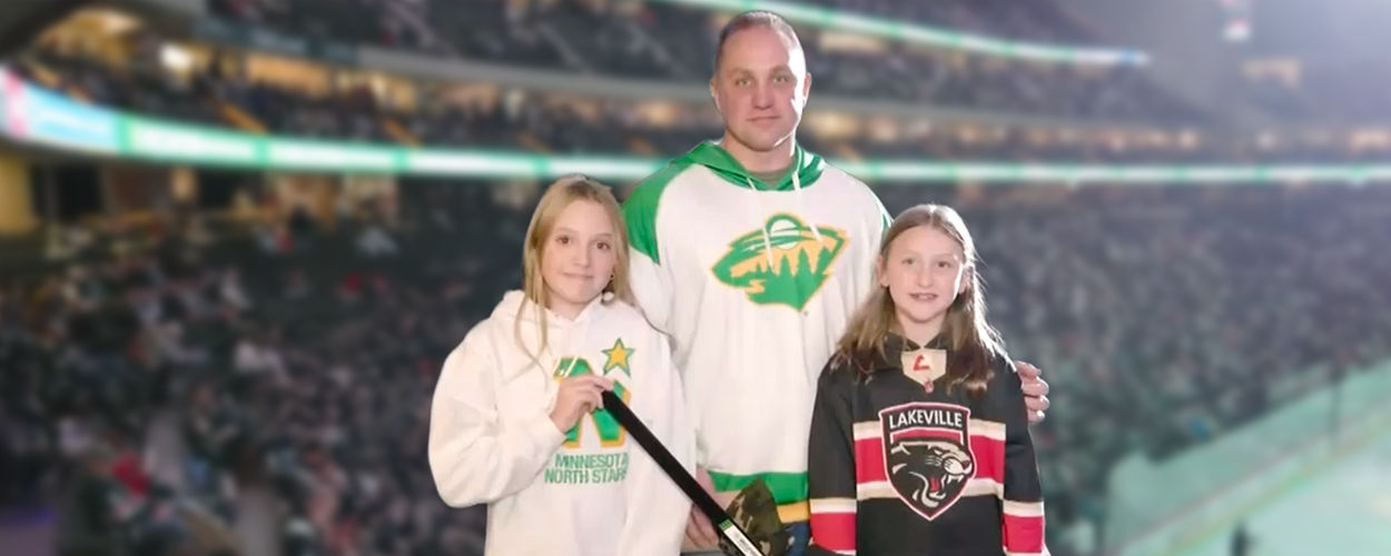 Nate Kolle Honored with the Stick Tap Salute | Securian Financial